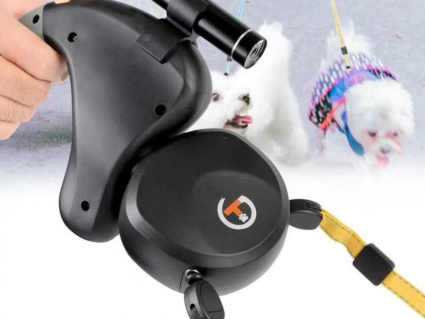 Рулетка для 2х собак. Не спутывается