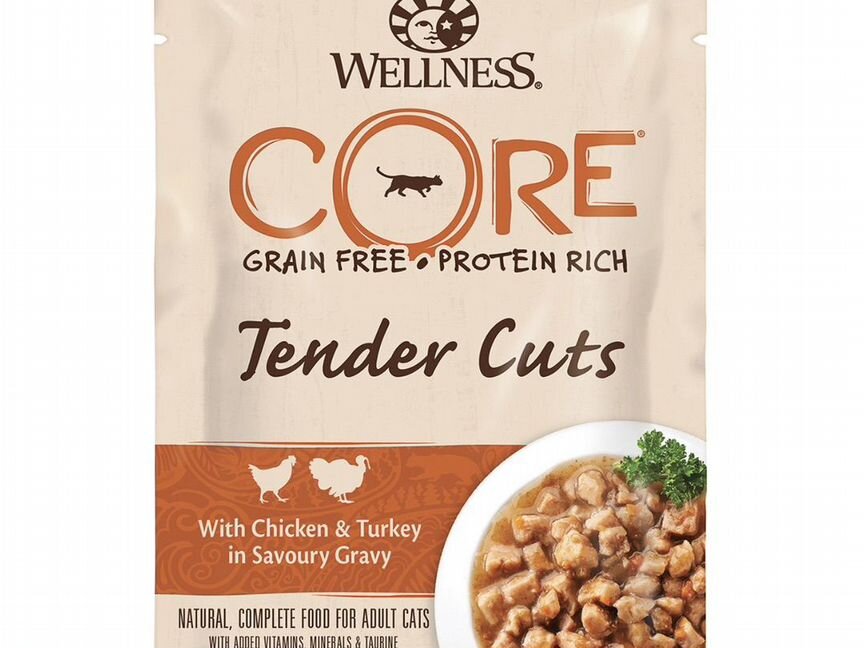 Wellness core холистик корм для кошек с курицей