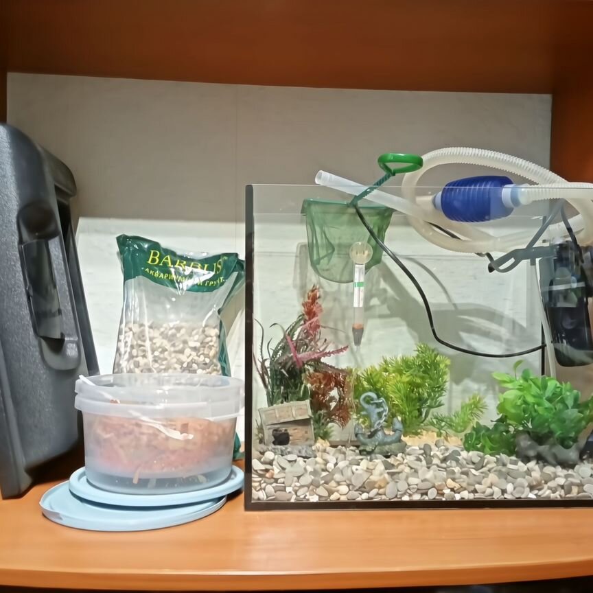 Аквариум и полный комплект дополнений