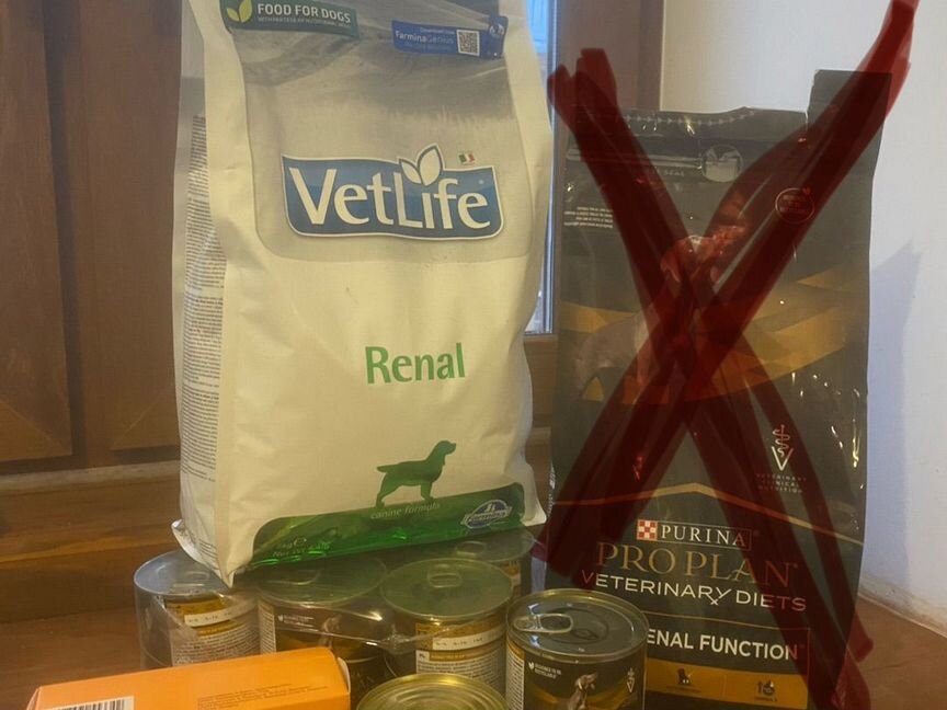Корм ветеринарный для собак с проблемами почек