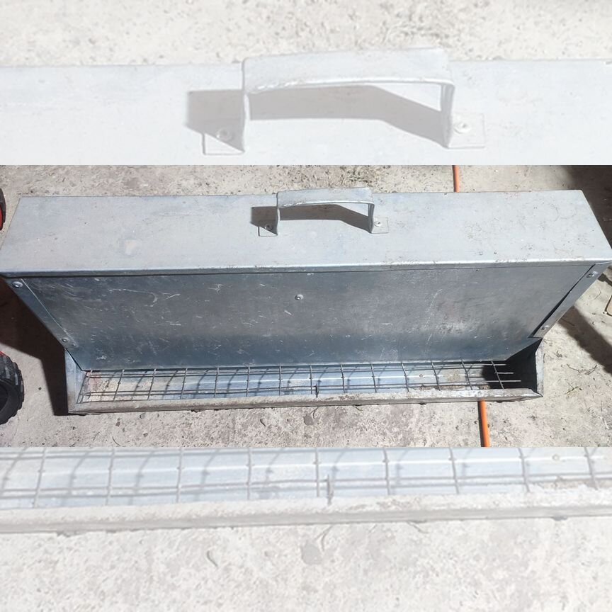 Кормушка для домашних птиц с бункером