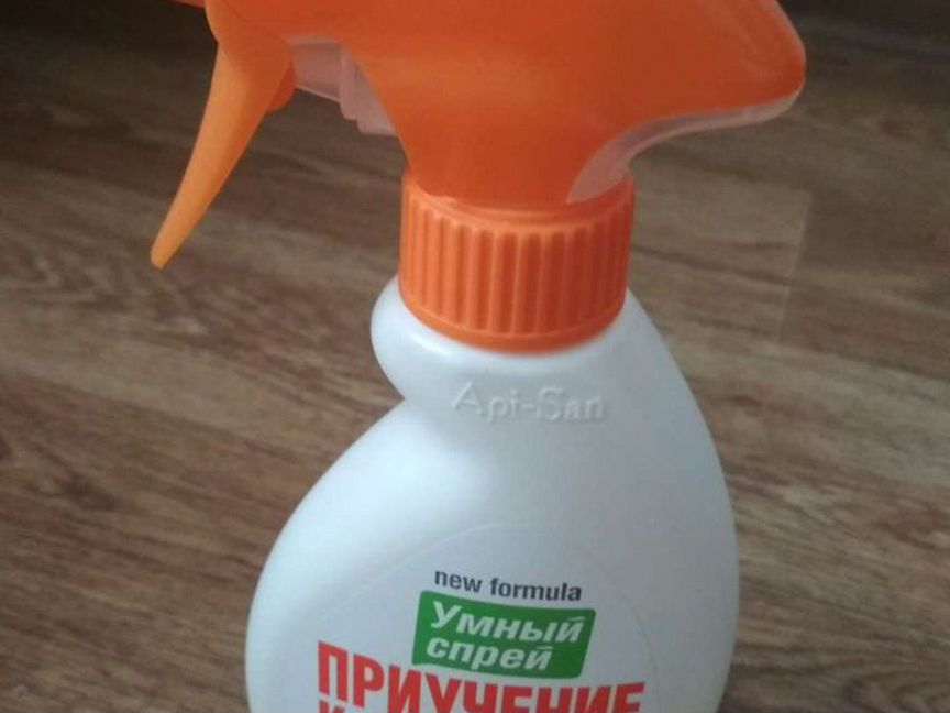 Умный спрей для приучения кошки к туалету