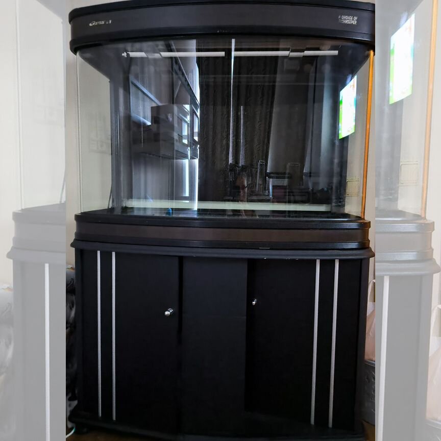 Аквариум с тумбой бу 250л