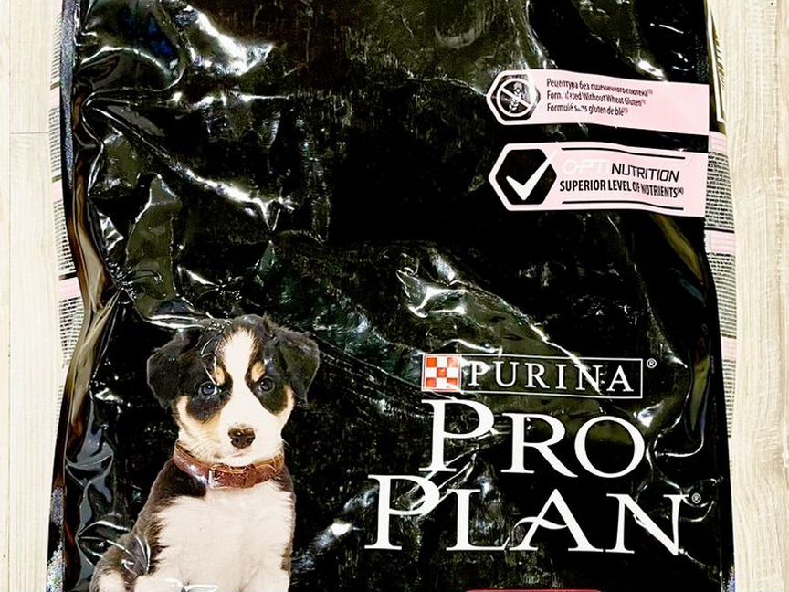 Корм для щенков Pro plan с лососем