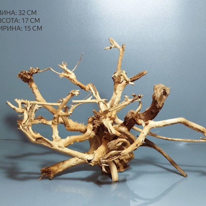 Изящная коряга-деревце для аквариума 12