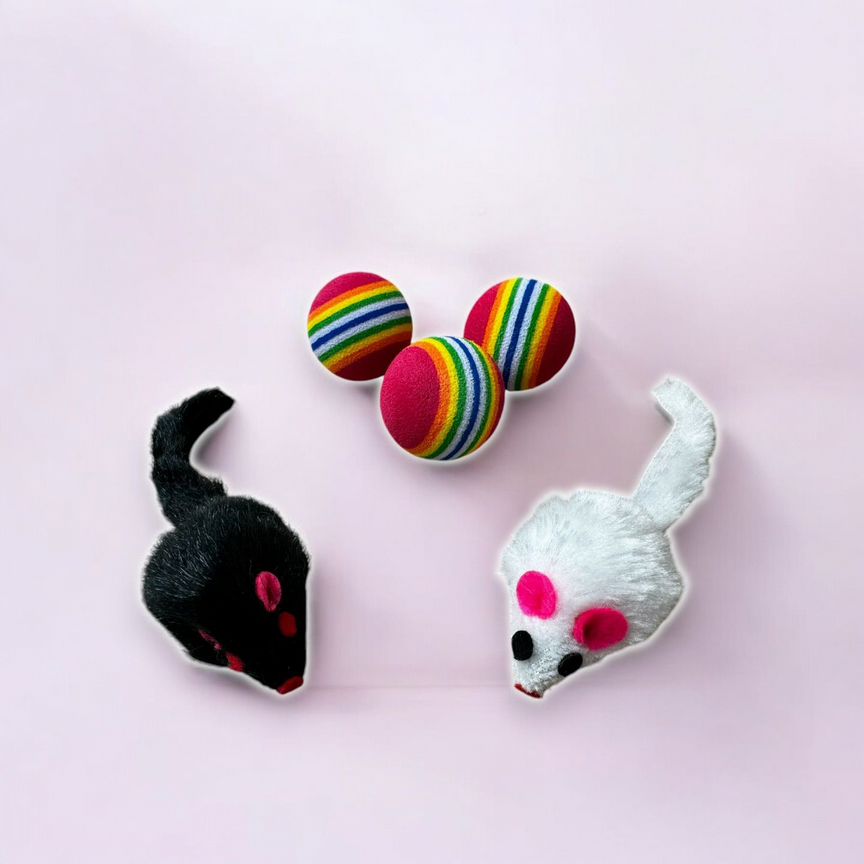 Набор игрушек для кошек