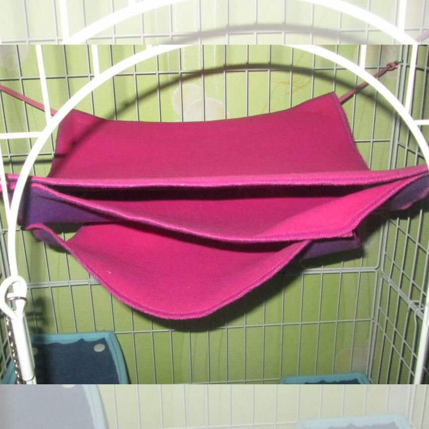 Трехэтажный гамак для хорька