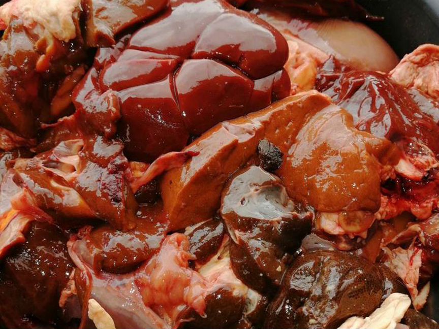 Мясо, рубец для собак