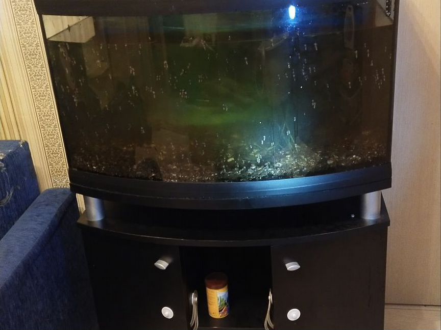 Аквариум с тумбой бу