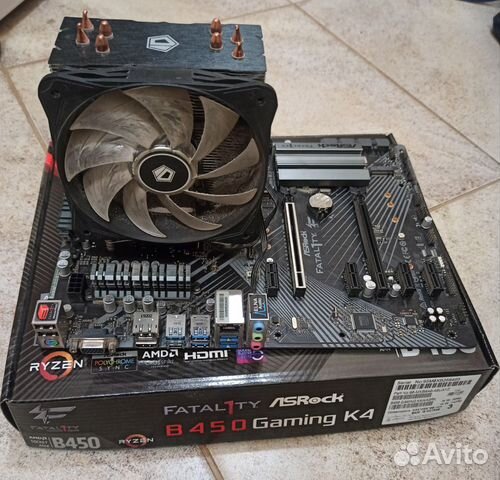 Материнская плата Asrock b450 gaming K4 + ryzen 5 купить в Подольске ...