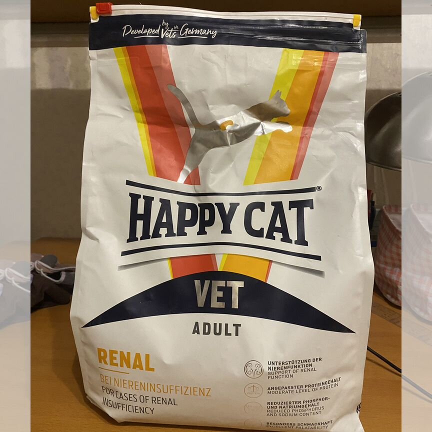 Сухой корм для кошек renal happy cat