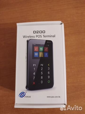 Платежный терминал PAX D200 купить в Москве | Готовый бизнес и оборудование | Авито