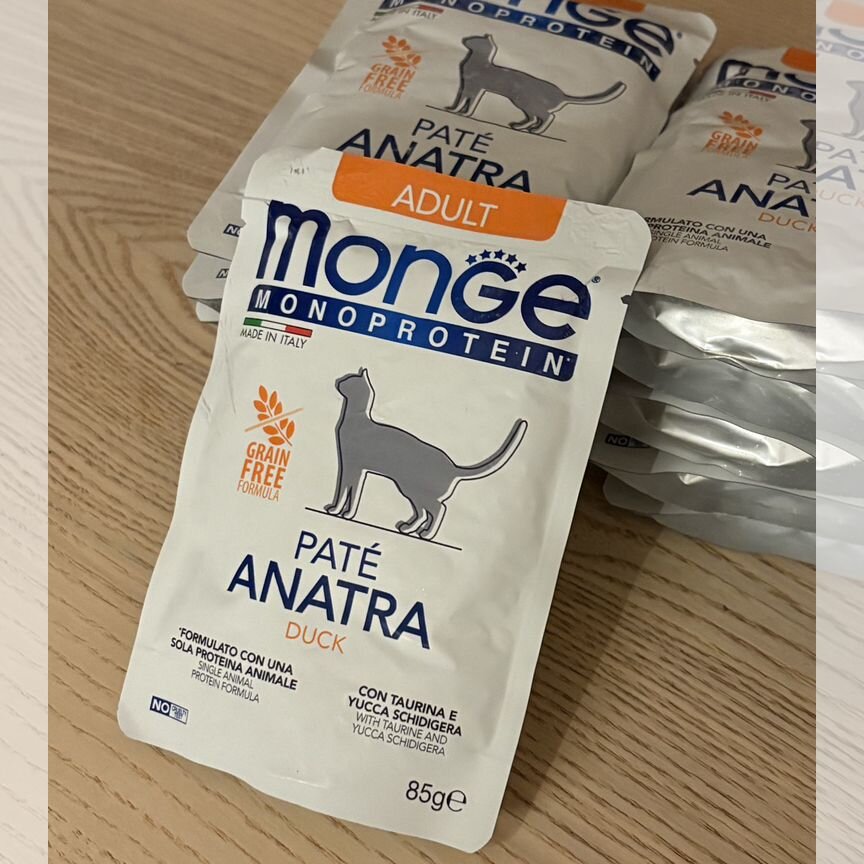 Корм для кошек monge monoprotein 11 шт