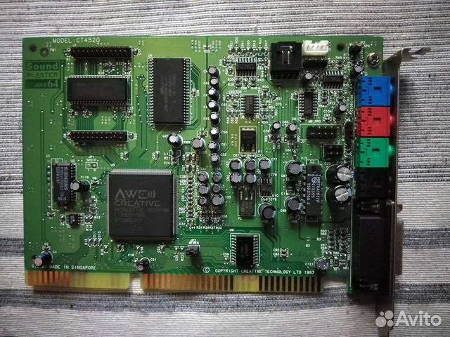 Creative Sound Blaster AWE64 купить в Москве | Электроника | Авито