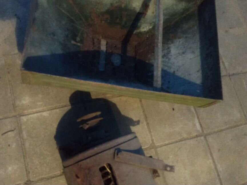 Зернодробилка самодельная из с/х запчастей