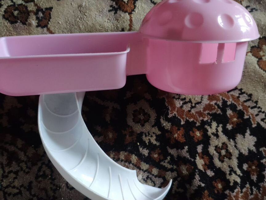 Домик площадка горка хомякам