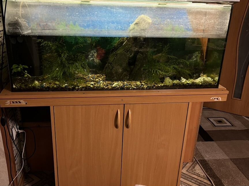 Аквариум с тумбой бу