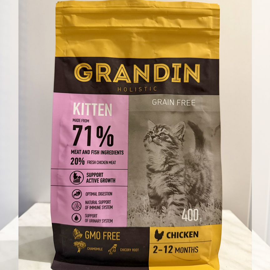 Корм для котят Grandin Holistic Kitten (400 г)
