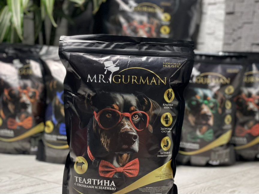 Корм для собак, щенков и кошек Мистер Гурман