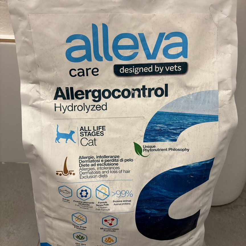 Корм для кошек Alleva allergocontrol hydrolyzed
