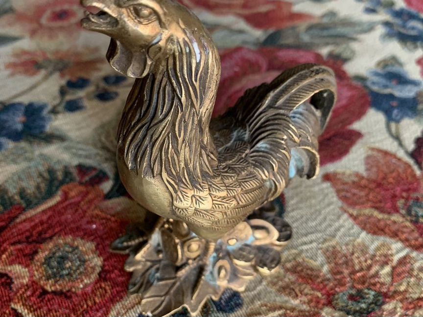 Петух бронза