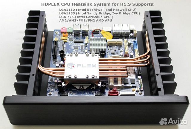 Hdplex H1 V3 Корпус для безвентиляторного компьюте купить в Москве ...