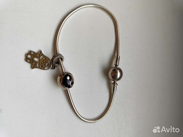 Серебряный браслет с шармами sl купить в Иркутске | Личные вещи | Авито