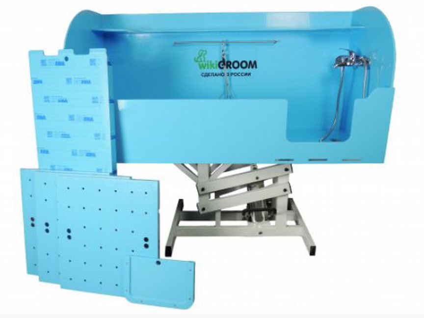 Ванна для груминга на гидравлическом подъёмнике