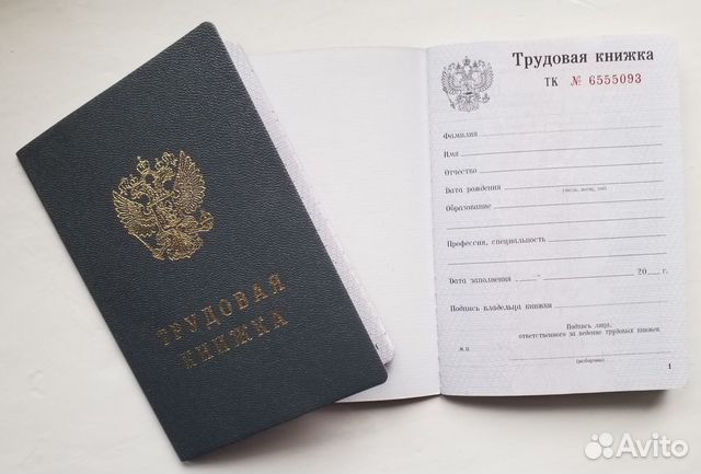 Трудовая книжка серии ТК купить в Москве с доставкой Хобби и отдых