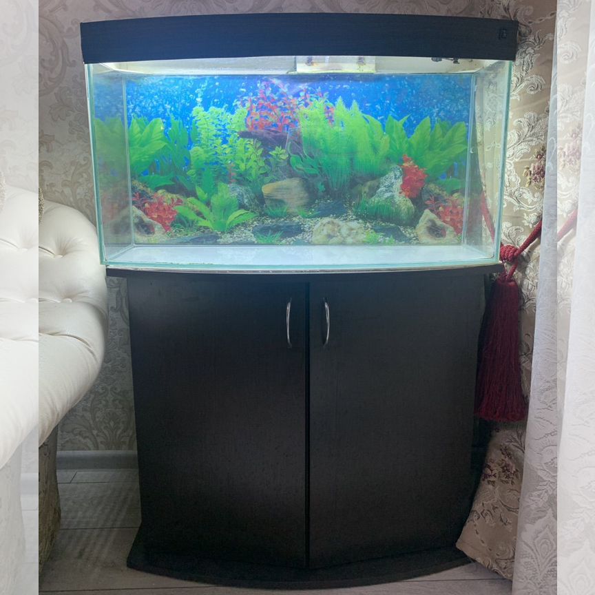 Аквариум с тумбой 100л