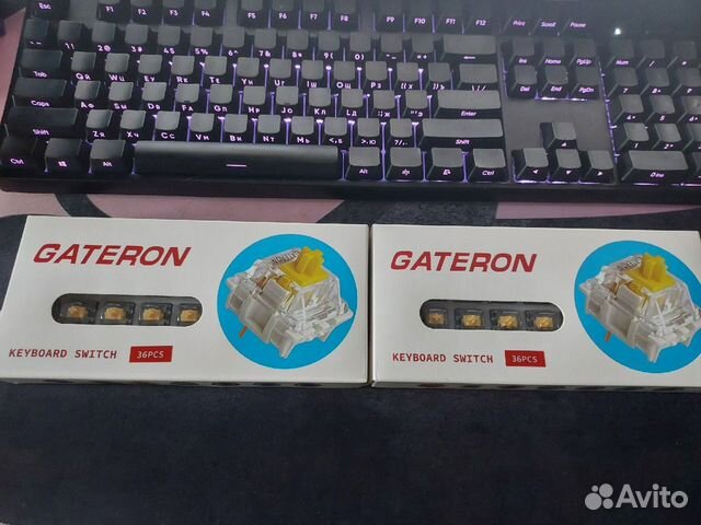 Оптические свитчи gateron (light yellow switch) купить в Новосибирске ...