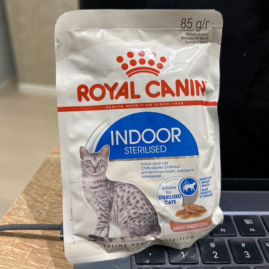 Влажный Корм для кошек royal canin indoor в соусе