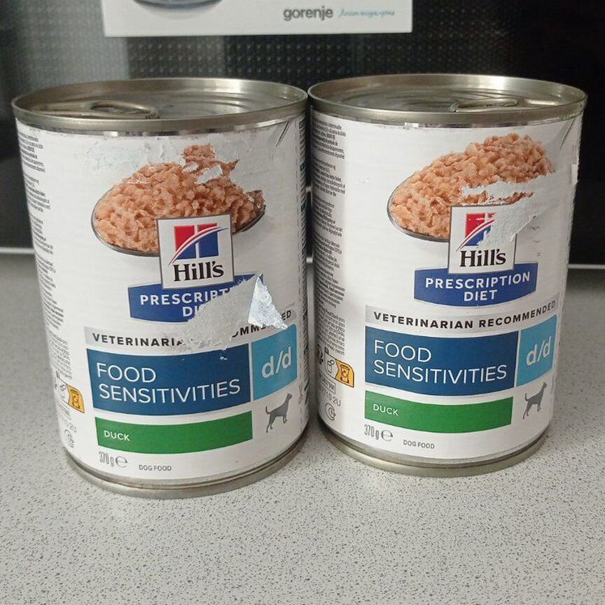 Hill's Prescription Diet Food Sensitivities.Утка
