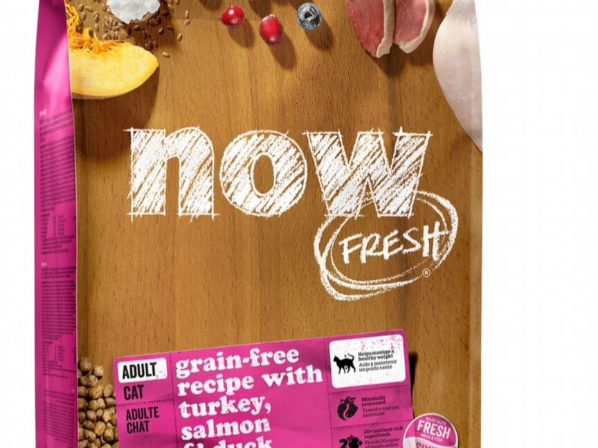 Сухой корм для кошек NOW fresh беззерновой 7,26 кг