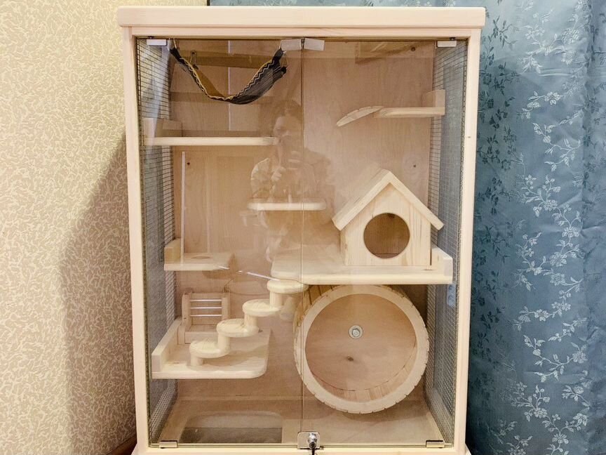 Клетка, витрина для шиншил, белки, дегу