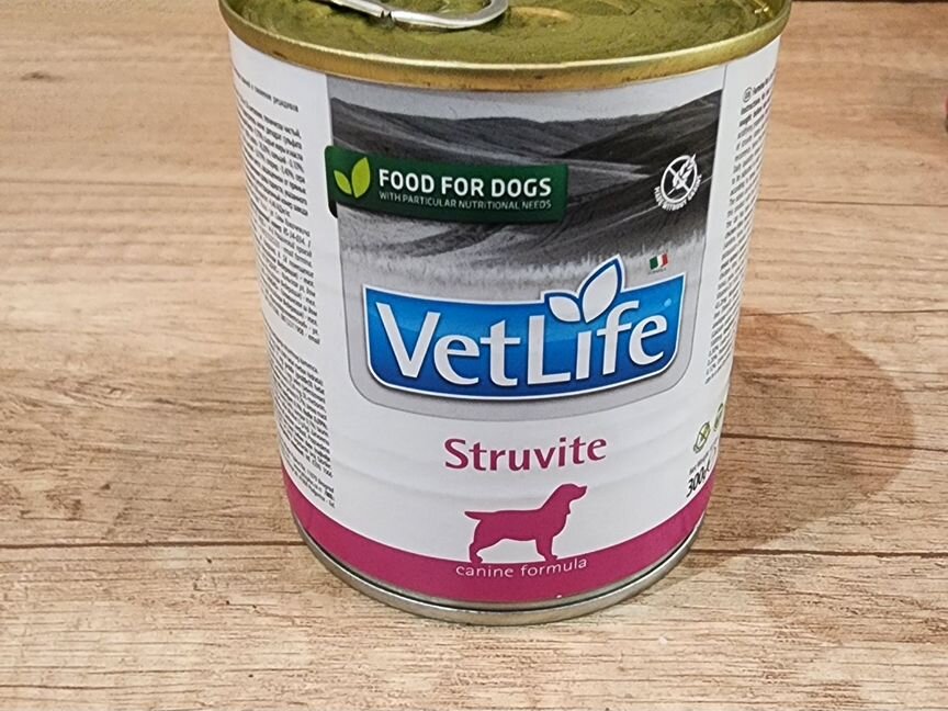 Консервы для собак VetLife Struvite