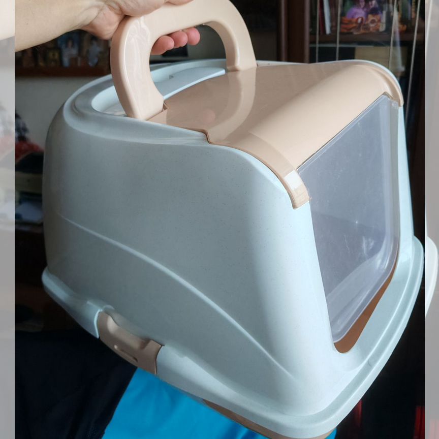 Кошачий лоток большой закрытый