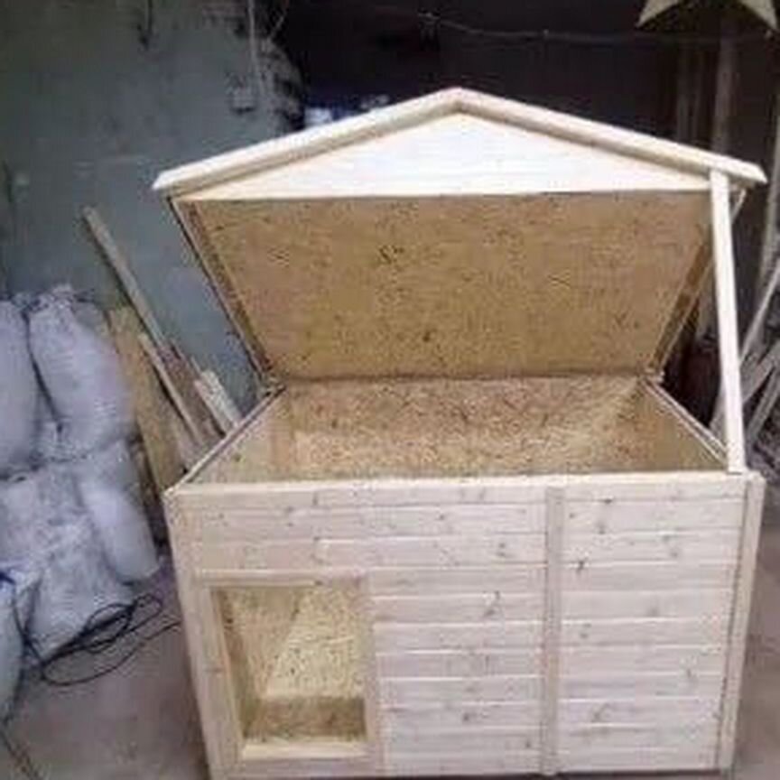 Будка для собаки утепленная новая