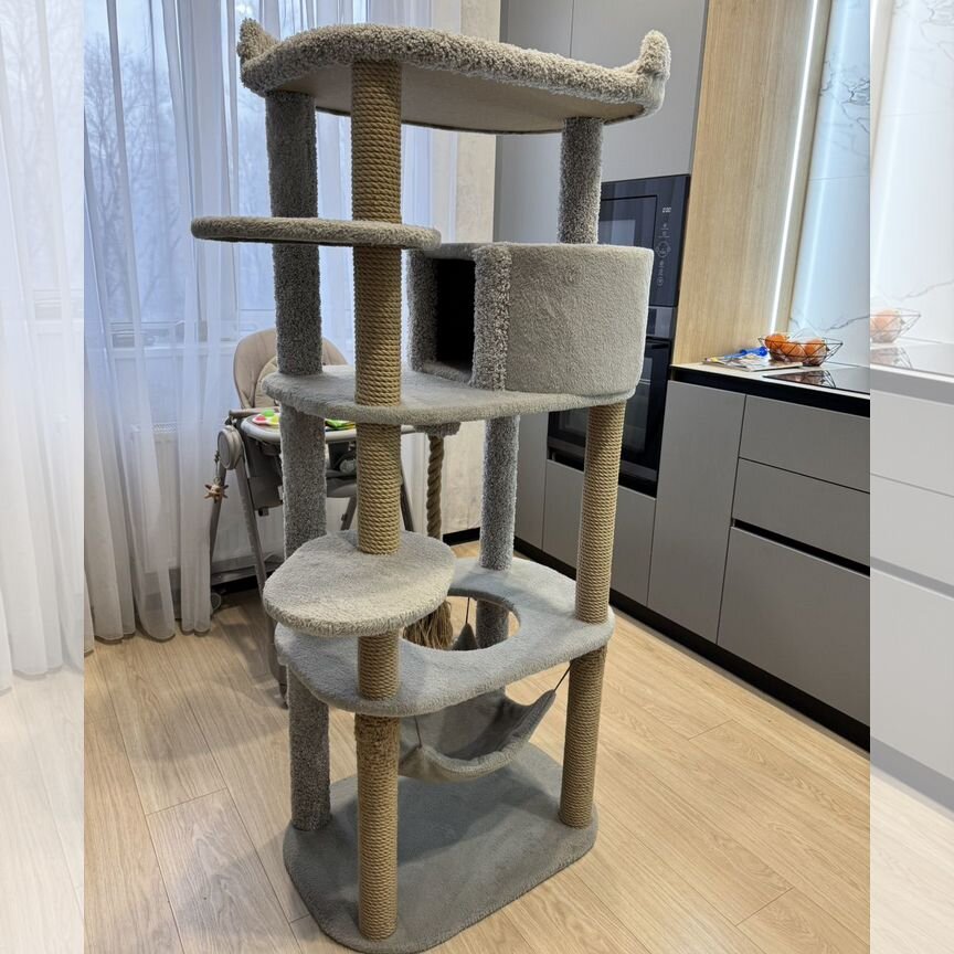 Когтеточка дом игровой комплекс для кошки