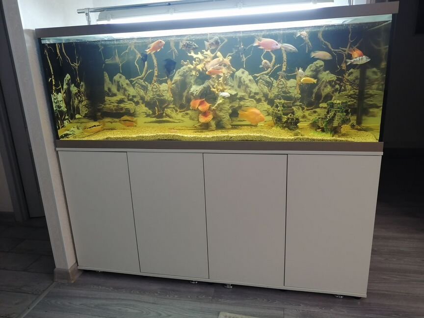 Аквариум с тумбой 600л