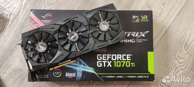 Видеокарта GeForce GTX 1070 Ti Strix Gaming 8GB купить в Чите ...