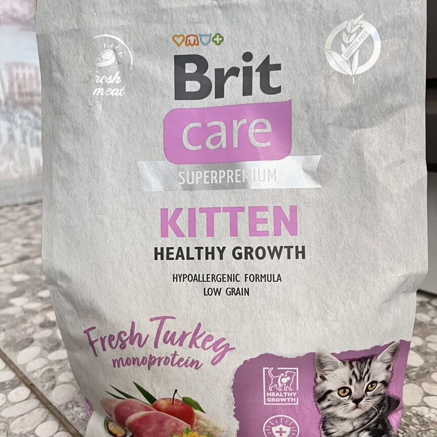 Корм для котят Brit care суперпремиум 1,5 кг