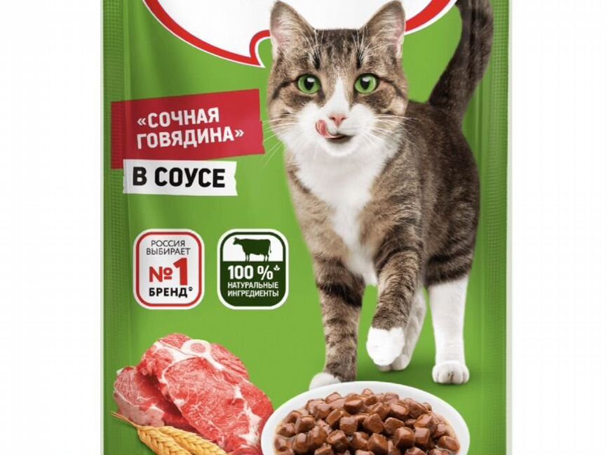 Влажный корм для кошек Kitekat 85г