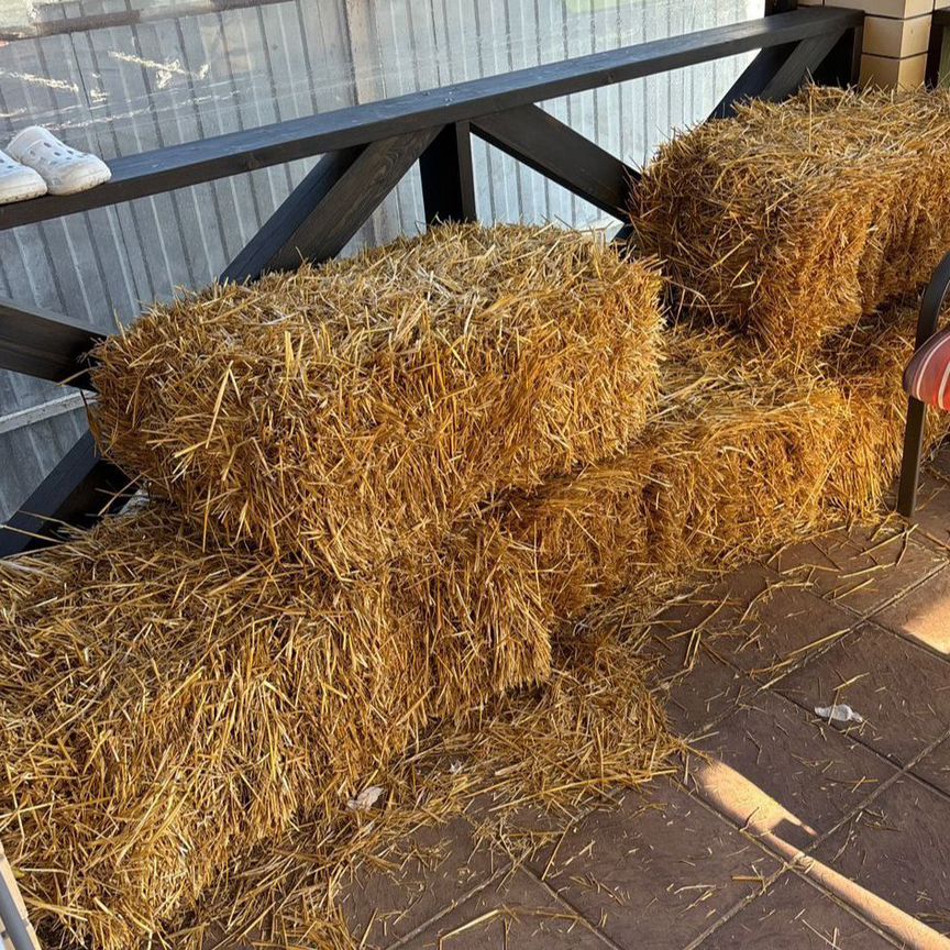 Сено в тюках