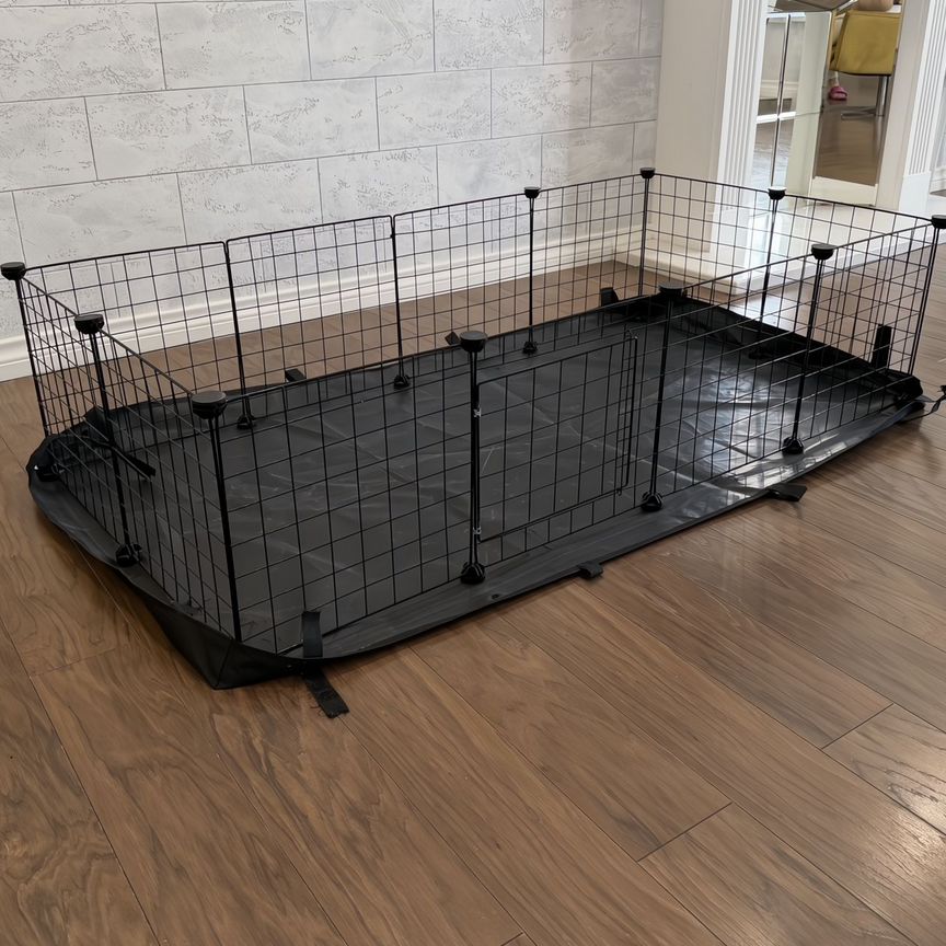 Клетка 141x71 (вольер) для собак с полом