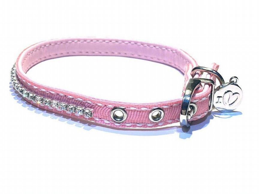 ForMyDogs Ошейник розовый, 1,0*21см