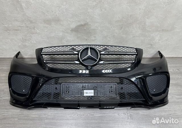 Бампер передний в сборе Mercedes GLE W166 AMG купить в Москве | Авито