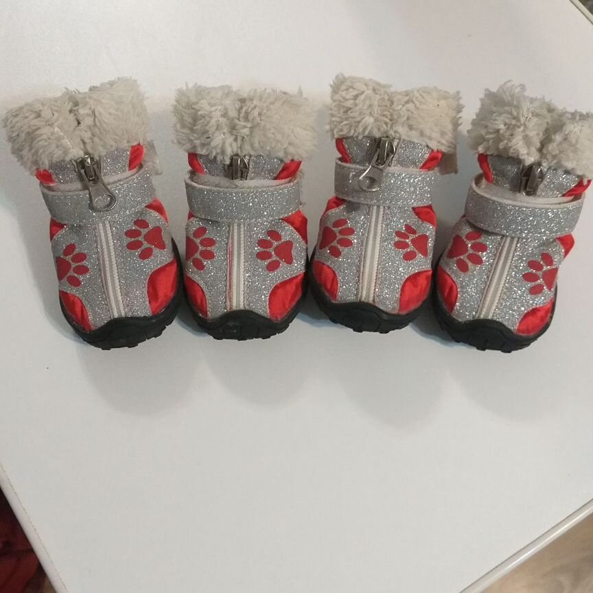 Ботинки зимние для собак