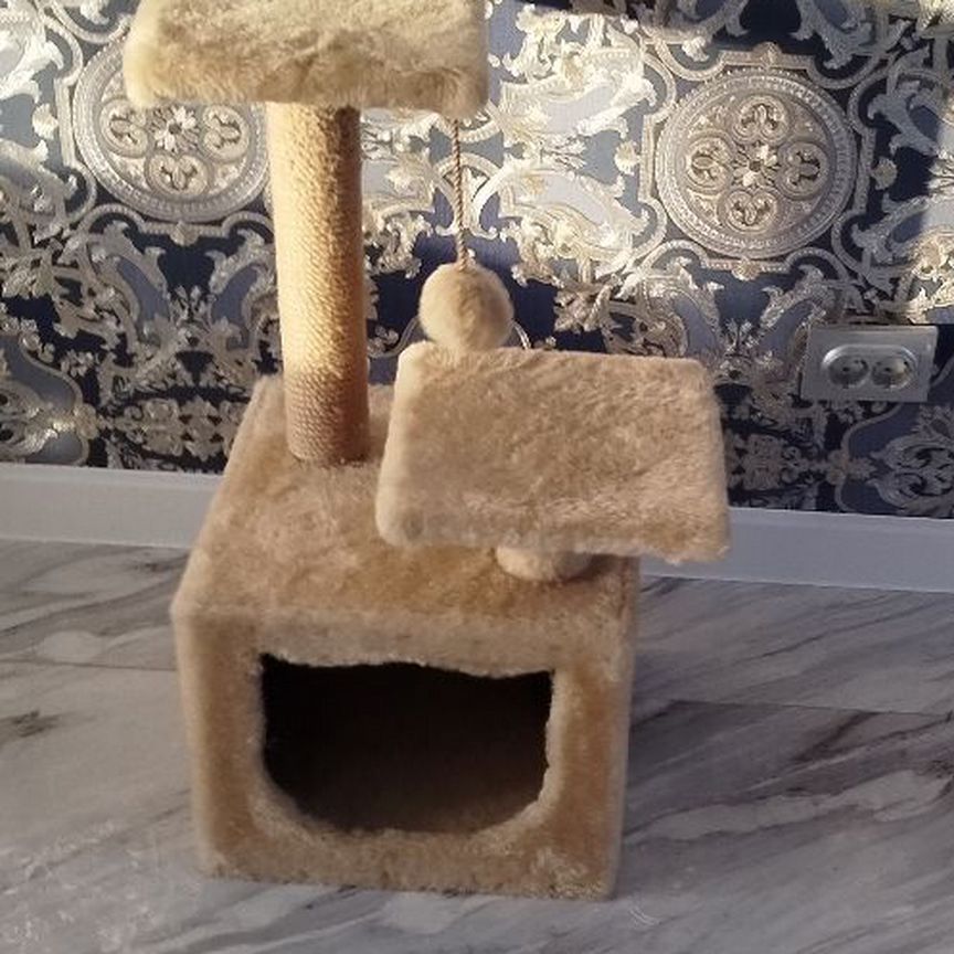 Домик для кошки с когтеточкой