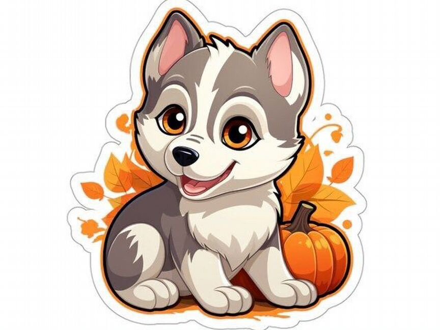 Подросток хаски